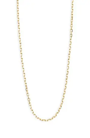 Argento Vivo 18k-plated Sterling Silver Chain Necklace
