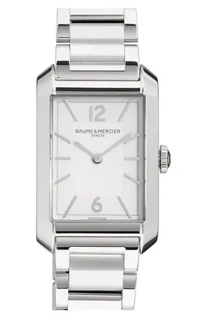 Baume & Mercier Hampton Bracelet Watch - Opaline White/silver