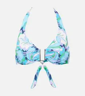 Melissa Odabash Colombia Bikini Top - Blue