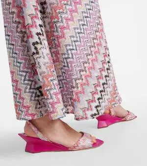 Missoni Zig Zag Wedge Sandals