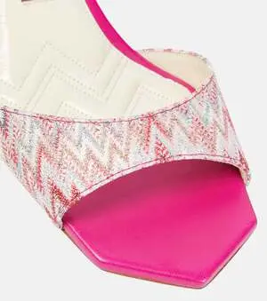 Missoni Zig Zag Wedge Sandals