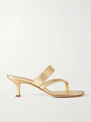 Manolo Blahnik Kitten Heel Sandals For Women