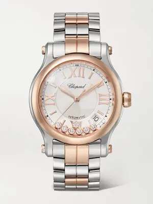 Chopard Happy Sport Automatic 36mm Watch - Gold