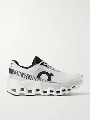 On Cloudmonster 2 Rubber-Trimmed Sneakers White