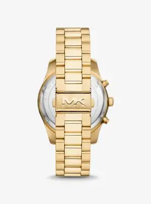 Michael Kors Lexington Chronograph Watch - Gold