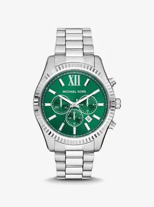 Michael Kors Oversized Lexington -tone Watch In By - Silver