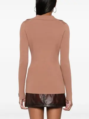 Calvin Klein Fine-ribbed Jumper - Brown