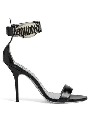 Dsquared2 Logo-plaque Leather Sandals