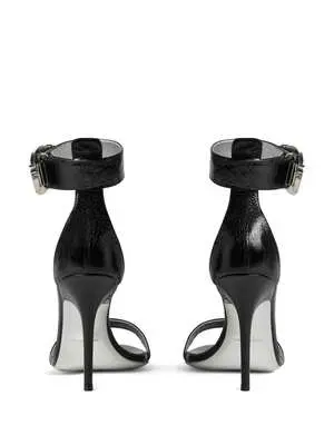 Dsquared2 Logo-plaque Leather Sandals