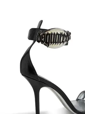 Dsquared2 Logo-plaque Leather Sandals