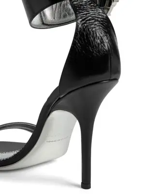 Dsquared2 Logo-plaque Leather Sandals