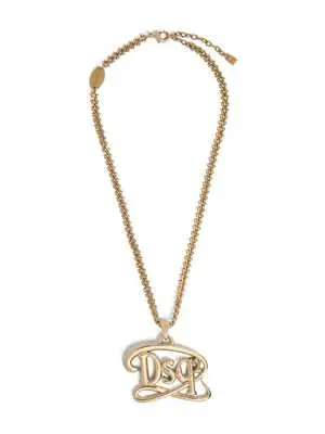 Dsquared2 Logo Pendant Chain Necklace