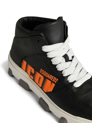 Dsquared2 Logo-lettering High-top Sneakers
