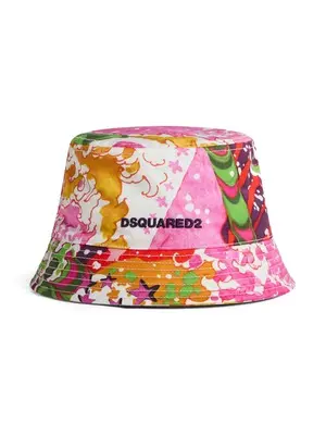 Dsquared2 Graphic-print Embroidered Bucket Hat