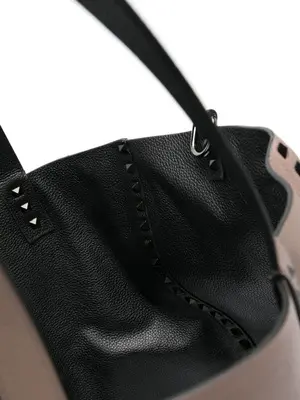 Valentino Garavani Reversible Rockstud Tote Bag - Brown