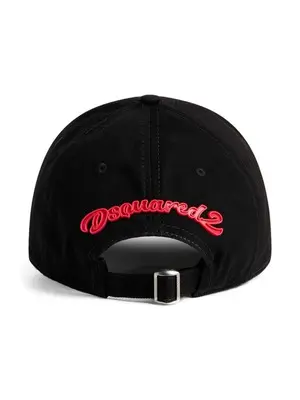 Dsquared2 Logo-appliqué Cotton Cap