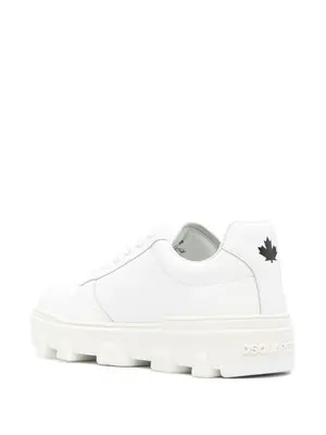 Dsquared2 Logo-printed Leather Sneakers