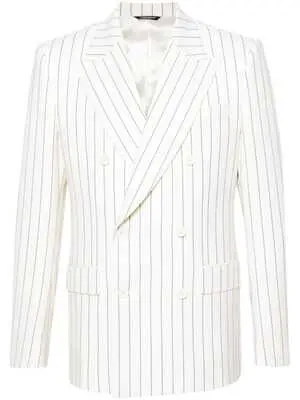 Dolce & Gabbana Pinstriped Double-breasted Blazer