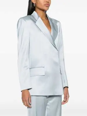 Gcds Satin Single-breasted Blazer