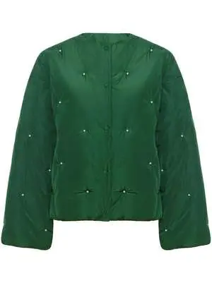 Sleeper Faux Pearl-embellished Bomber Jacket