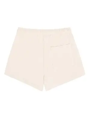 SPORTY & RICH Bardot Disco Cotton Track Shorts