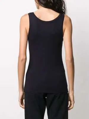 Majestic Filatures Scoop Neck Sleeveless Top - Blue