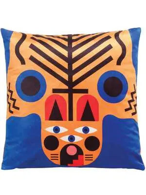 QEEBOO Oggian Teger Cushion - Blue