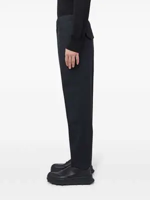 JIL SANDER Wool Tapered Trousers