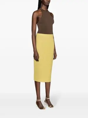 Fabiana Filippi Sequin-embellished Pencil Skirt - Green