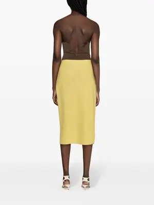 Fabiana Filippi Sequin-embellished Pencil Skirt - Green