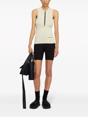JIL SANDER Logo-print Ribbed Tank Top