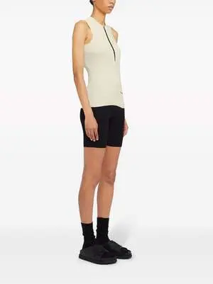 JIL SANDER Logo-print Ribbed Tank Top