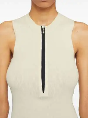 JIL SANDER Logo-print Ribbed Tank Top