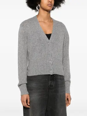 Fabiana Filippi Mélange Cashmere Cardigan - Grey