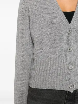 Fabiana Filippi Mélange Cashmere Cardigan - Grey
