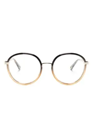 Chloé Round-frame Glasses - Black