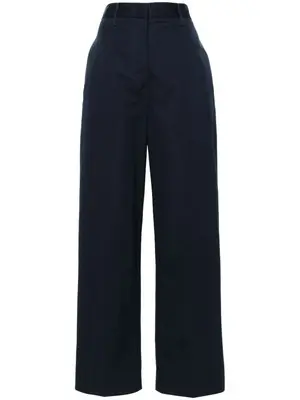 Fabiana Filippi High-waisted Wide-leg Trousers - Blue