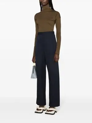 Fabiana Filippi High-waisted Wide-leg Trousers - Blue
