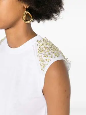 Fabiana Filippi Sequin-embellished Knit Top