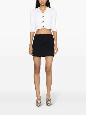 Patou Single-breasted Cropped Blazer