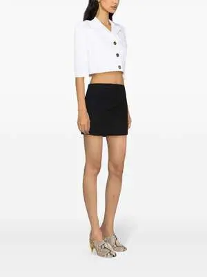 Patou Single-breasted Cropped Blazer