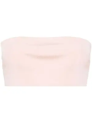 Fabiana Filippi Fine-ribbed Bandeau Top
