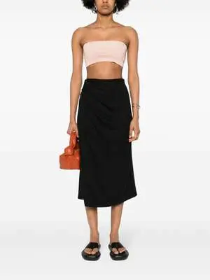 Fabiana Filippi Fine-ribbed Bandeau Top