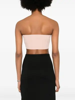 Fabiana Filippi Fine-ribbed Bandeau Top
