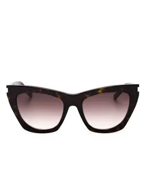 Saint Laurent Sl 214 Kate Sunglasses - Brown