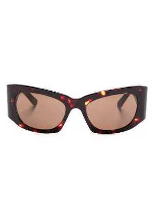 Balenciaga Butterfly-frame Sunglasses - Brown