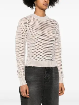 Fabiana Filippi Open-knit Jumper - Neutrals