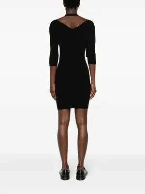 Patrizia Pepe Bodycon Knitted Minidress