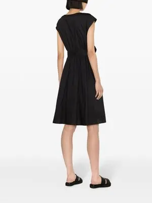 Woolrich Belted Cotton Dress - Black