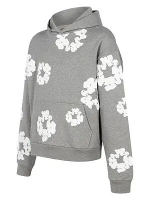 DENIM TEARS Printed Cotton Hoodie - Grey